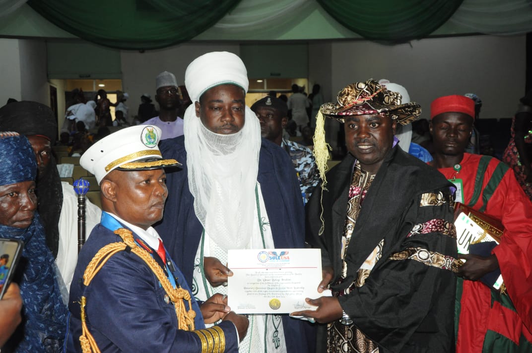 PICTORIAL....Etsu Patigi, Umar Bologi II Bags Honorary Ph.D In Social ...