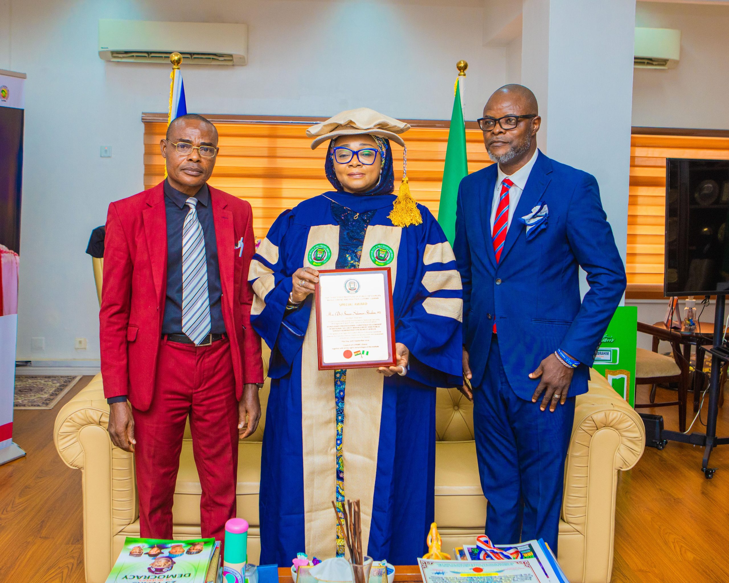 Tinubu’s Minister, Imaan Sulaiman-Ibrahim bags Honorary Doctorate In ...
